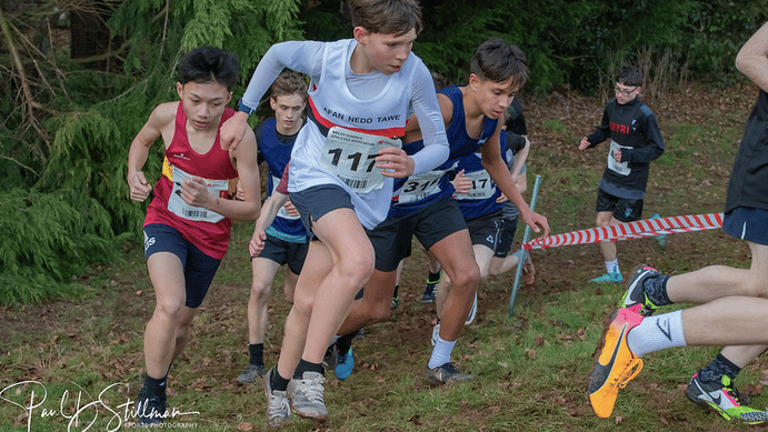 Young athletes take on Welsh schools cross-country challenge in Brecon ...