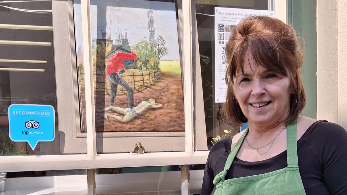 Modern Easter Story painted across Powys' businesses | brecon-radnor.co.uk