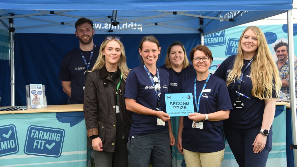 Farming Fit wins second prize at national sheep event | brecon-radnor.co.uk