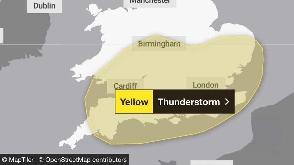 Yellow weather warning for Brecon and Radnor | brecon-radnor.co.uk