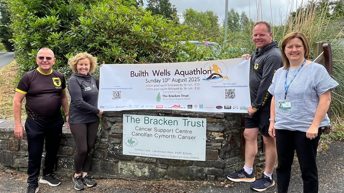 Builth Wells Aquathlon to return in aid of cancer support charity ...