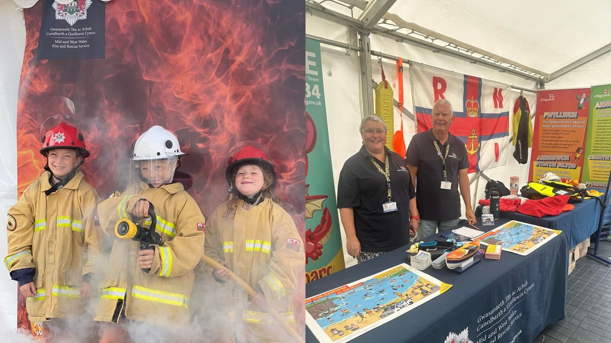 Mid and West Wales Fire Service brings safety and fun to Royal Welsh ...