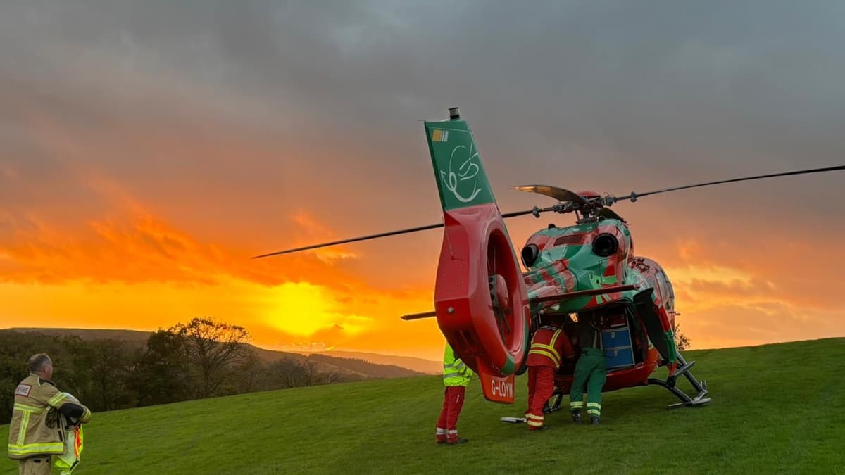 Walker airlifted to hospital after 40-metre fall at Henrhyd Falls ...