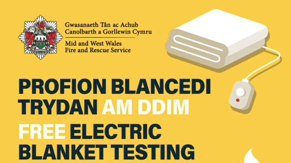 Free electric blanket testing at Powys fire stations | brecon-radnor.co.uk