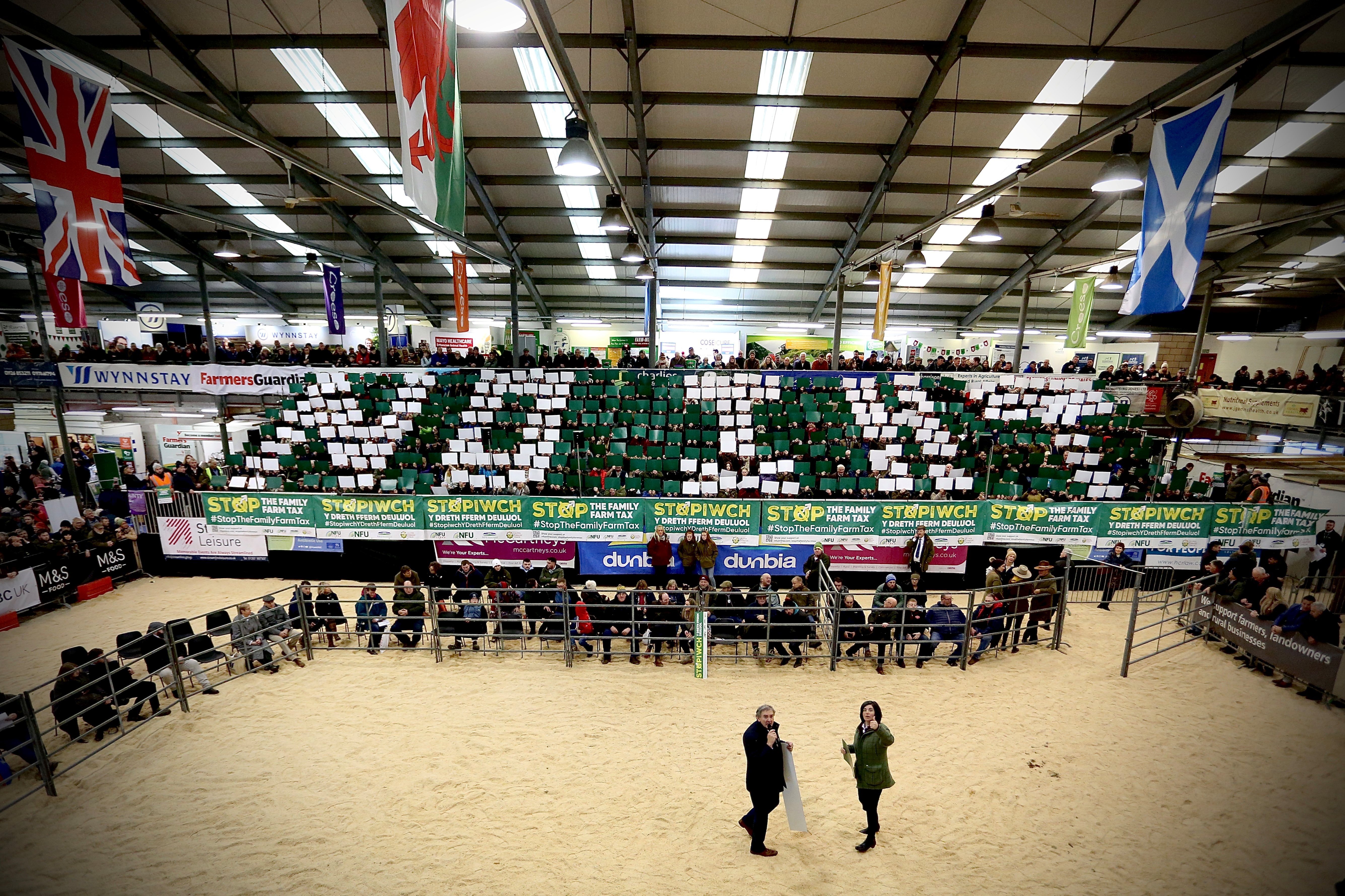‘NO IHT’: NFU Cymru displays opposition to inheritance tax changes at ...