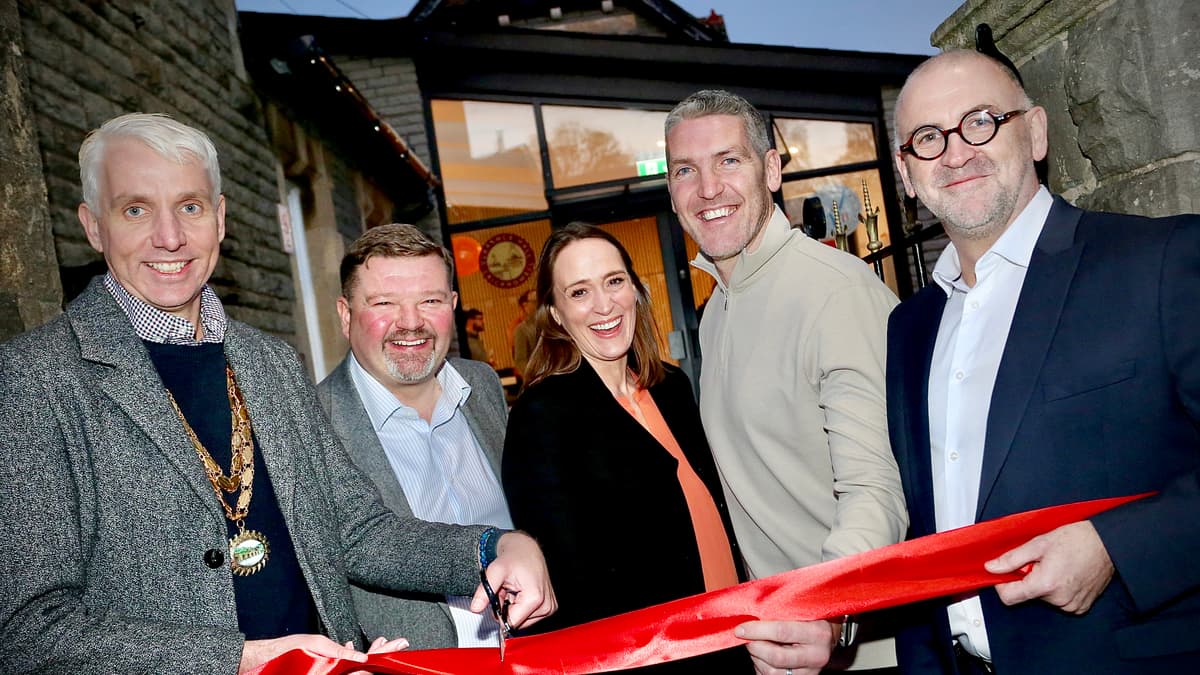 Rugby star opens new community care office in Crickhowell | brecon ...