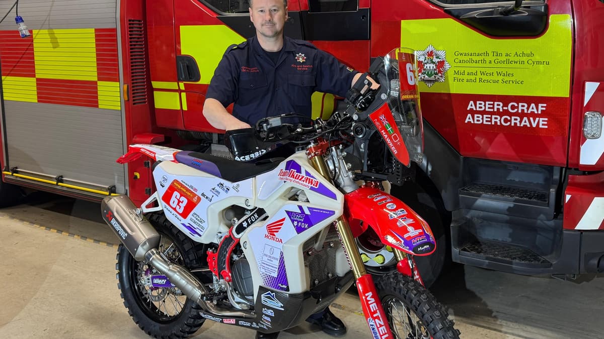 Breconshire firefighter to take on gruelling 8,000km Dakar Rally ...