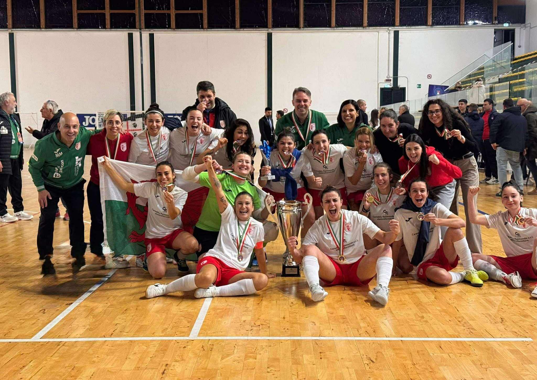 Alice Evans lifts Regional Coppa Italia in Sardinia | brecon-radnor.co.uk