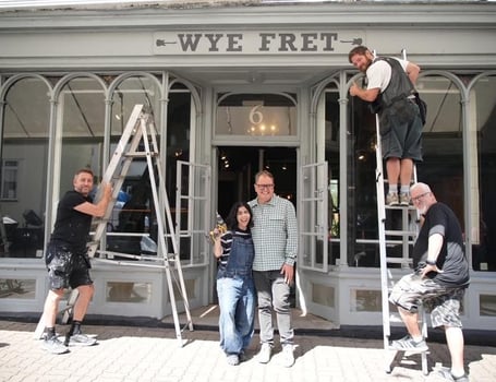 Hay-on-Wye shops get TV makeover on Interior Design Masters | brecon ...